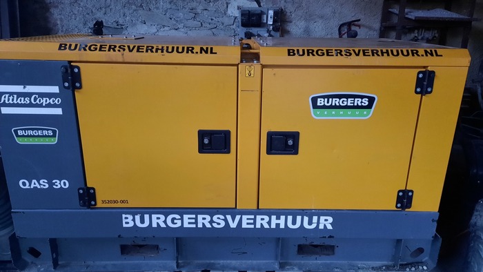 elektrocentrála Atlas Copco QAS 30 :: Pujcovna-stroju-nizbor